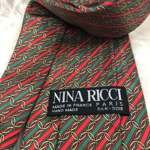 Nina Ricci | Accessories | Nina Ricci France Silk Tie | Poshmark